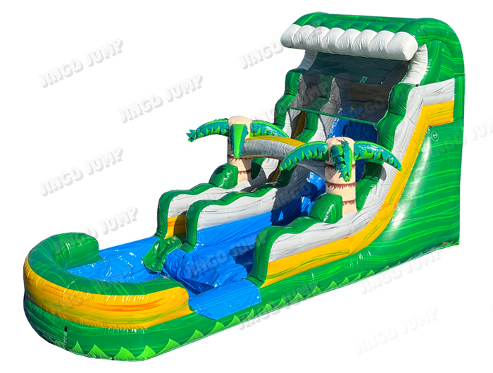 14 FT Tropical Blast Water Slide - Shop commercial Inflatable water ...