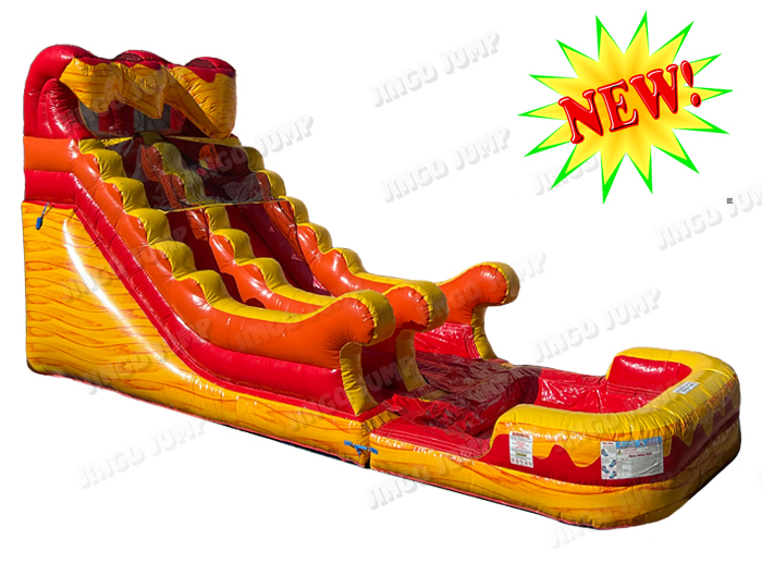 15 FT Volcano Wet-Dry Slide - Shop commercial Inflatable water slide ...