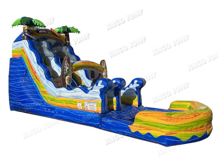 17 FT Aloha Wet and Dry Water Slide Inflatable water slide for sale ...