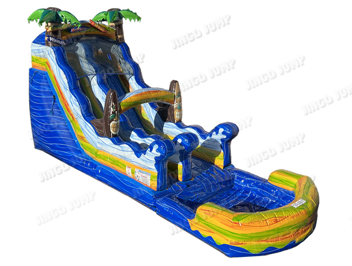 17 FT Aloha Wet and Dry Water Slide Inflatable water slide for sale ...