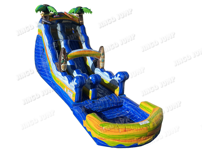 17 FT Aloha Wet and Dry Water Slide Inflatable water slide for sale ...