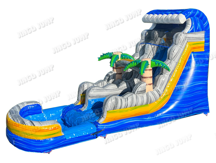 18 FT Caribbean Blast Water Slide- Shop commercial Inflatable water ...