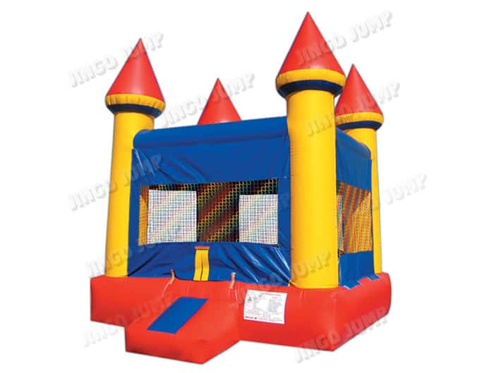 Yellow Castle - Shop commercial bouncer | Jingo Jump, Inc - USA