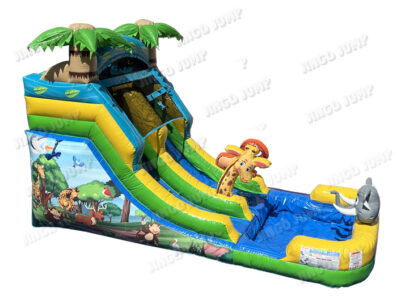 12FT Safari Water Slide for sale | Jingo Jump, Inc - USA