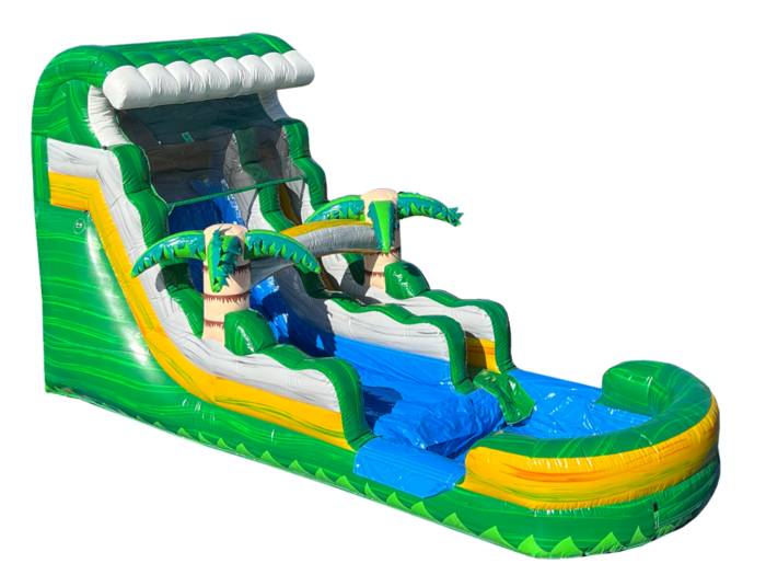 14 FT Tropical Blast Water Slide - Shop commercial Inflatable water ...